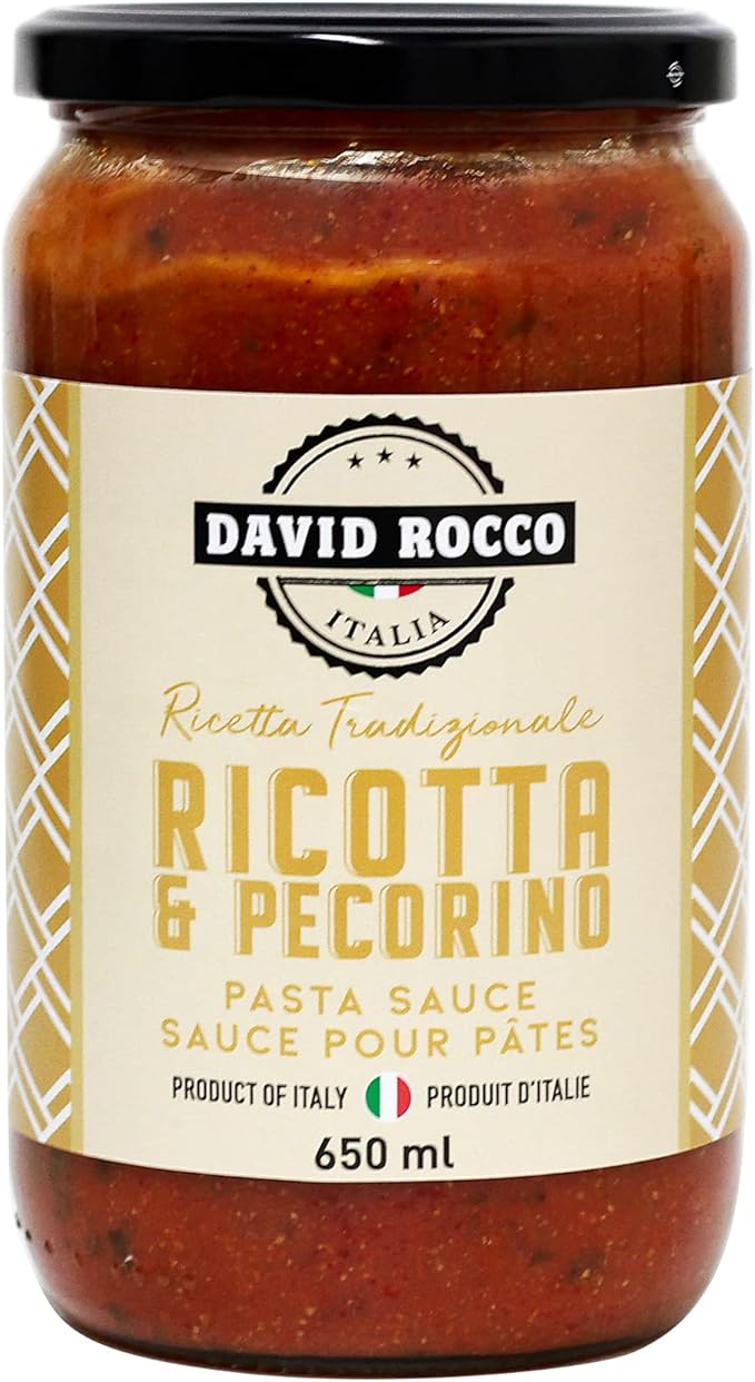 David Rocco Ricotta and Pecorino Pasta Sauce 650 ml : Amazon.ca ...