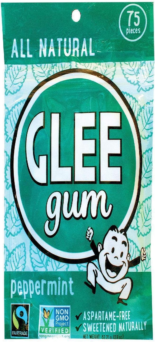 Amazon.com : Classic Glee Gum Pouch Peppermint 55 Ct (Pack of 6 ...