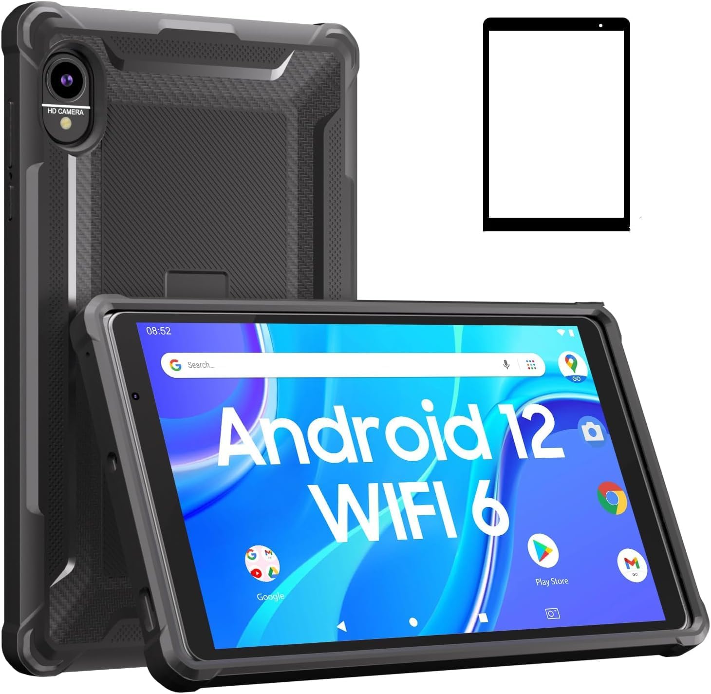 Amazon.com : IWEGGO 8 Inch Tablet, Newest Android 12 Tablet with Case ...