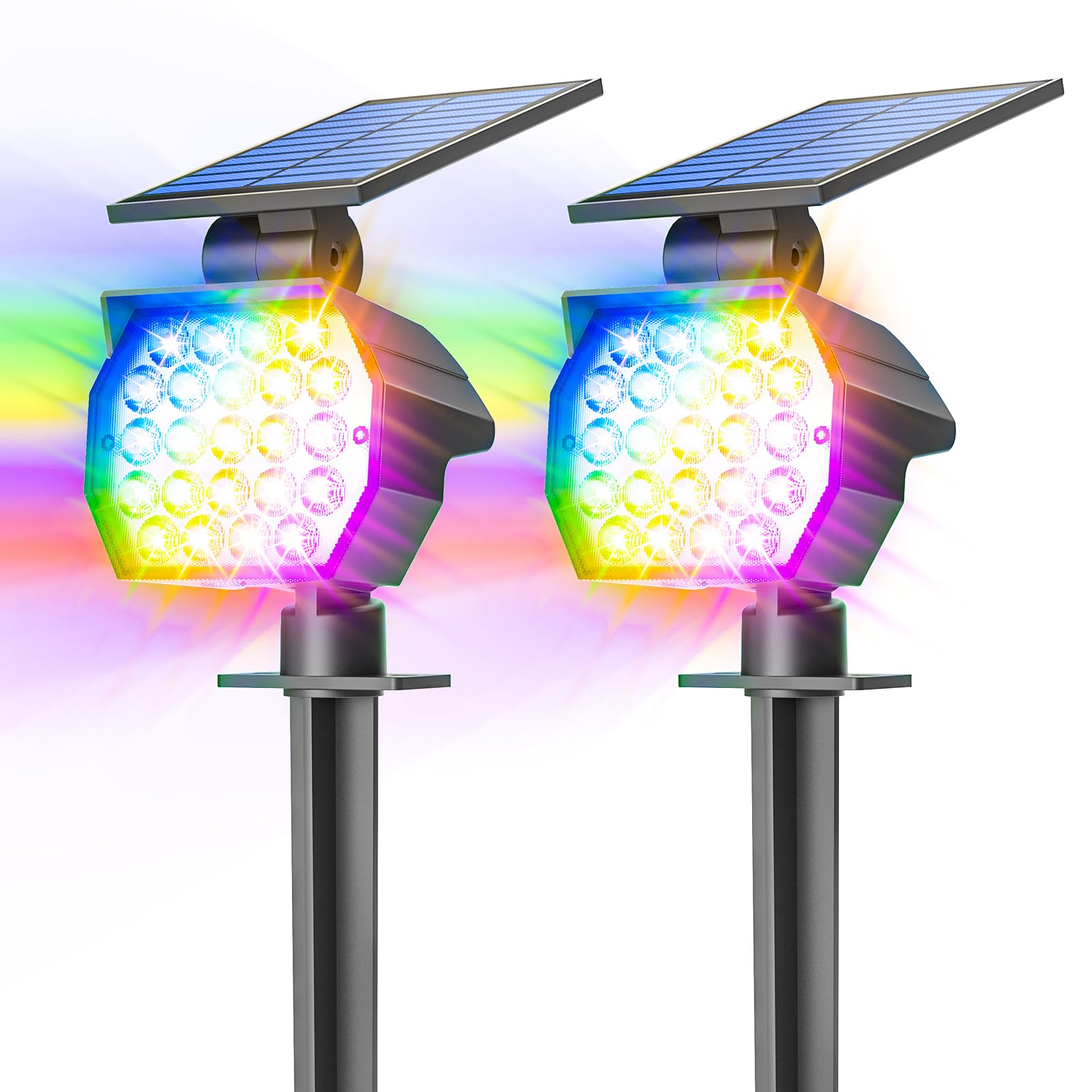 Snapklik.com : Solar Color Changing Lights Outdoor,7 Lighting Modes RGB ...