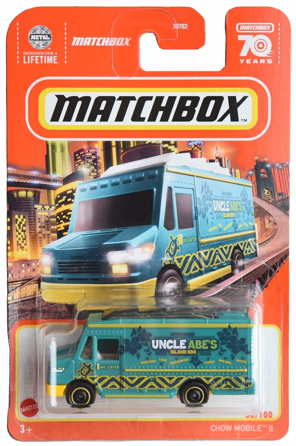 Amazon.com: Matchbox Chow Mobile II, 70 Years 58/100 : Toys & Games