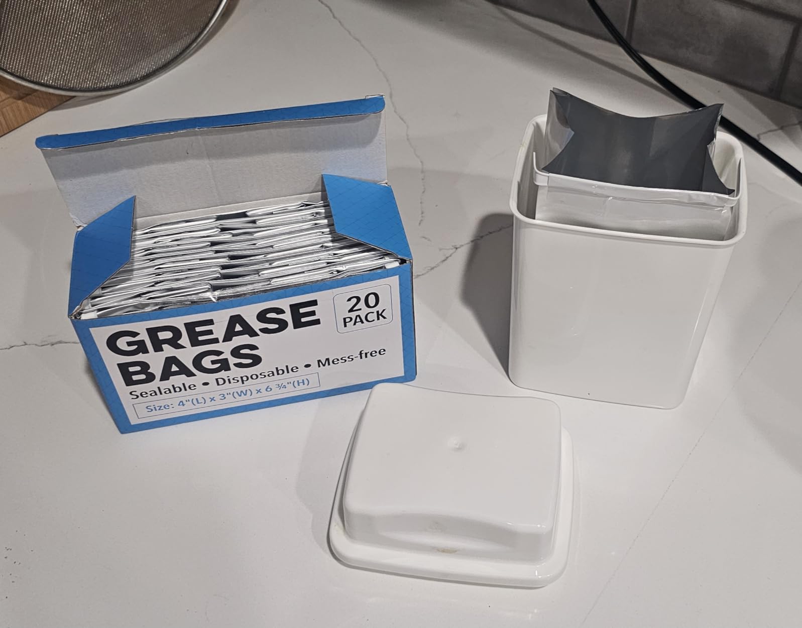 Amazon.com: IMPRESA [20 Pack] Grease Bag Disposable Inserts for Camco ...
