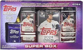 Amazon.com: 2024 Topps Series 2 Baseball Super Box Flagship Collection ...