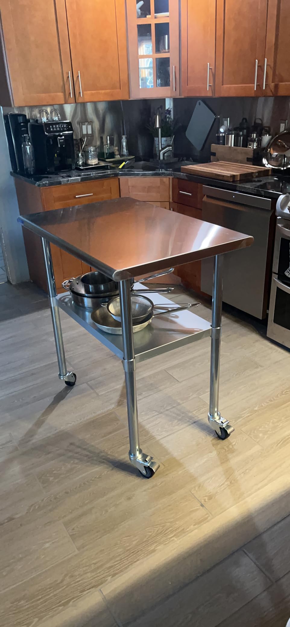Amazon.com: AmGood Stainless Steel Work Table with 2 Shelves and ...