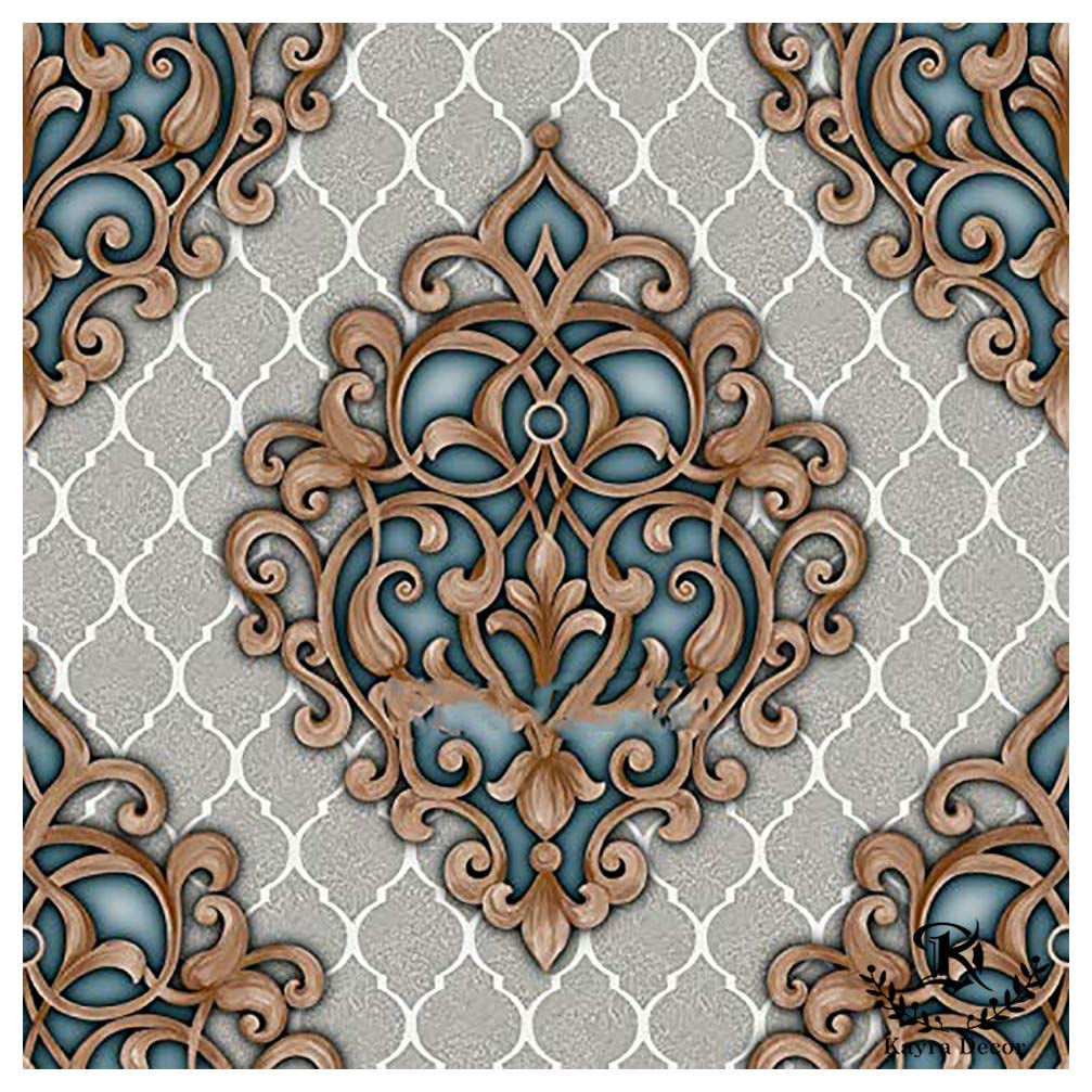 Kayra Decor Textured 3D Beautiful Damask Wallpaper Rolls for Wall (Non ...