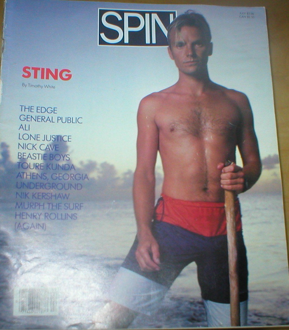 Spin Magazine July 1985 Sting: Spin: Amazon.com: Books