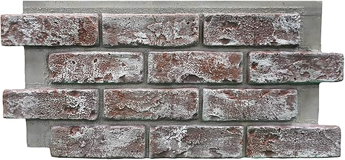 GenStone Faux Brick Half Panel 22.25" x 11.25" in Chicago Brick Color ...