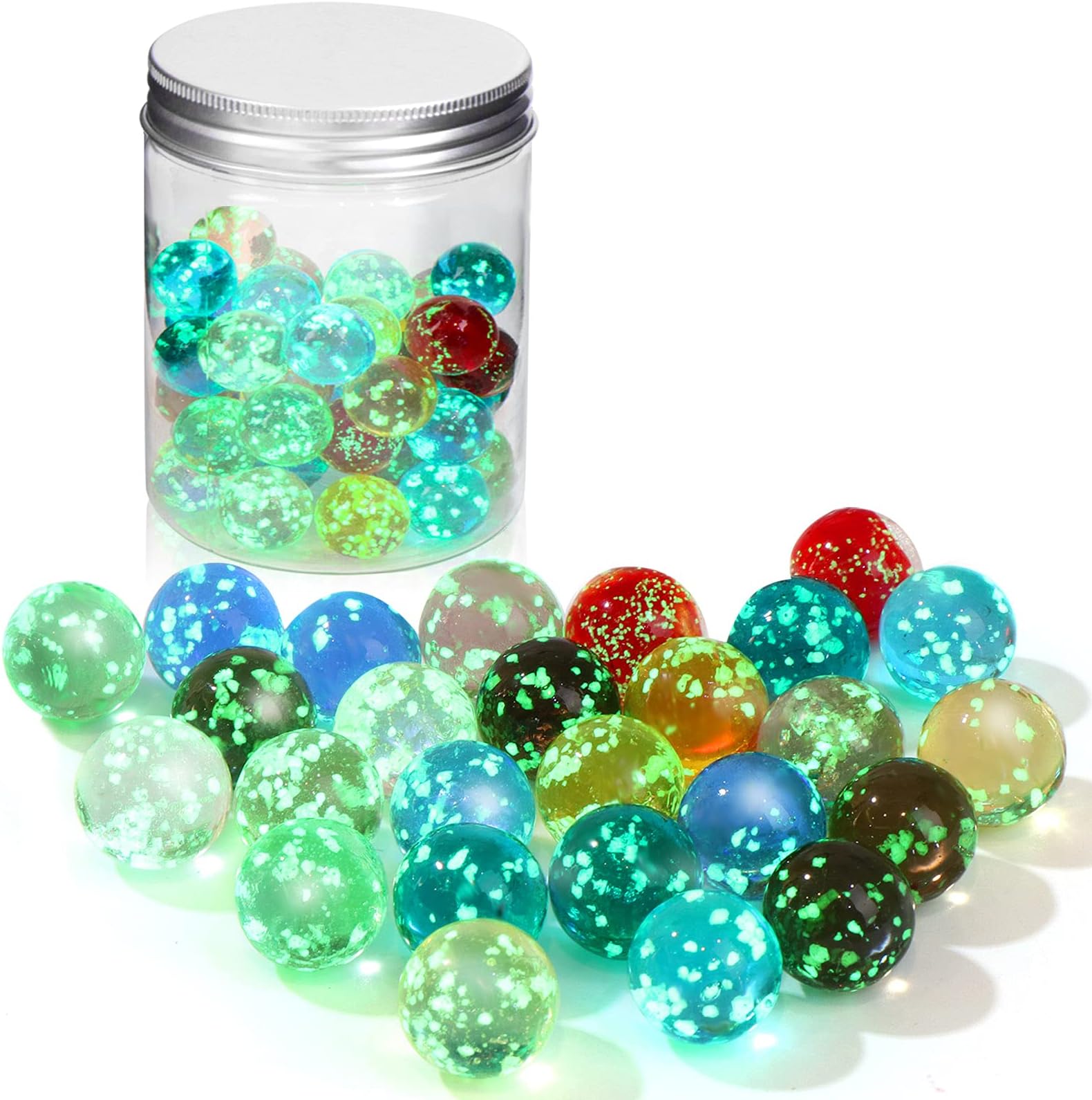 Belle Vous Bille en Verre Claire (2,25 kg) - Bille Plate en Verre 18 mm ...