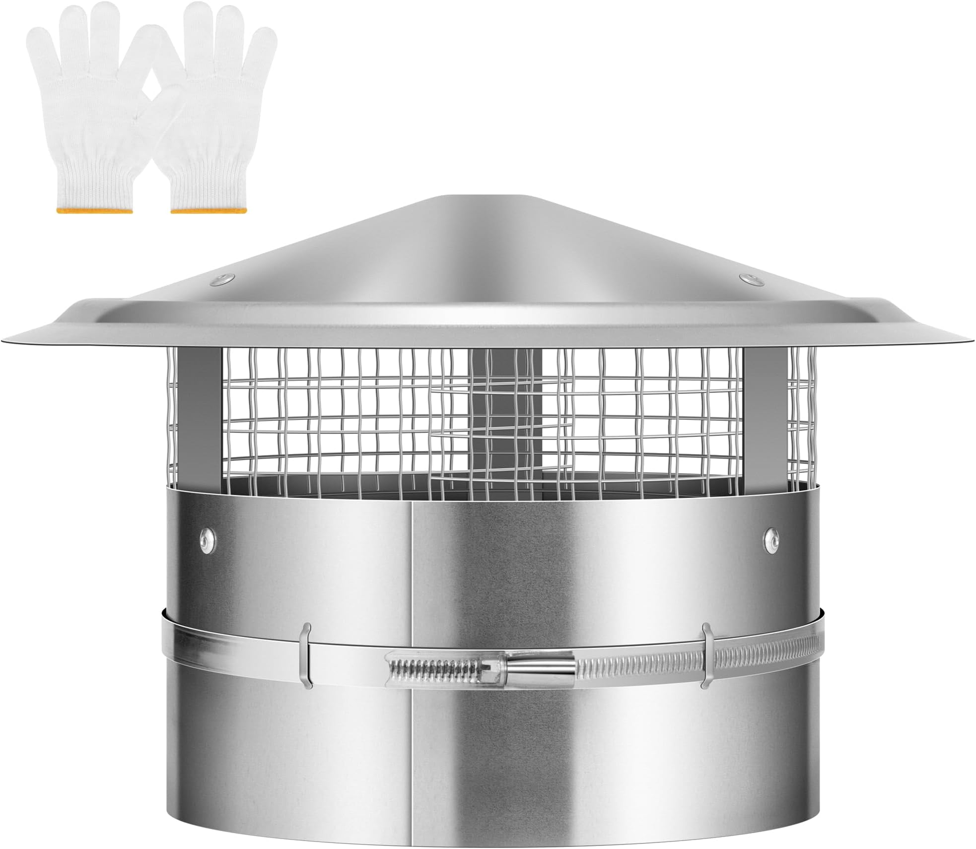 Anti Downdraft FAMCO Stainless Steel Wind Directional Chimney Cap - 6 ...