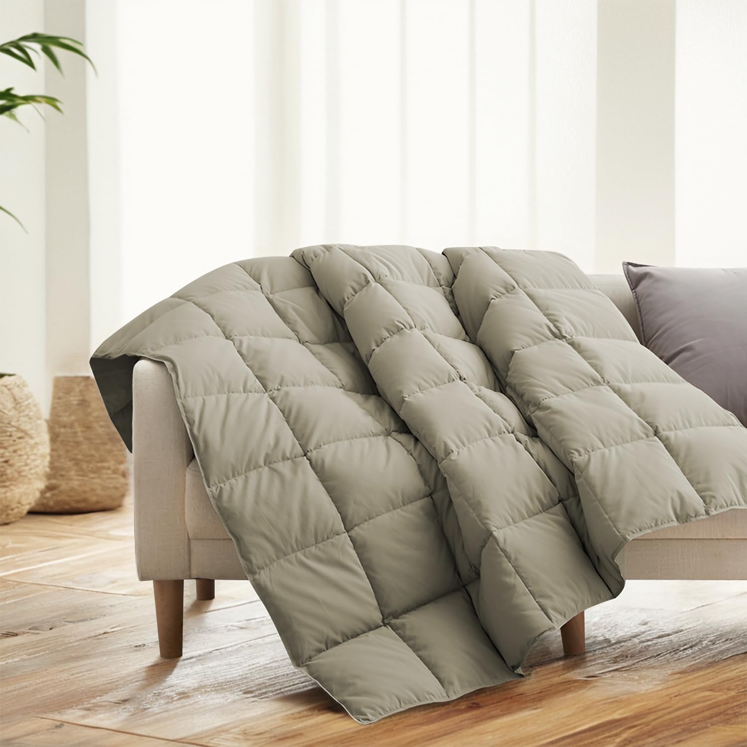 Amazon.com: Dreamhood Down Throw Blanket Lightweight Throw Blanket ...