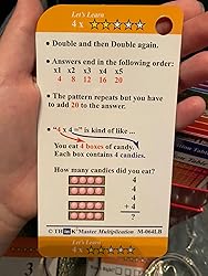 Amazon.com: Think2Master Premium 215 Laminated Multiplication Flash ...