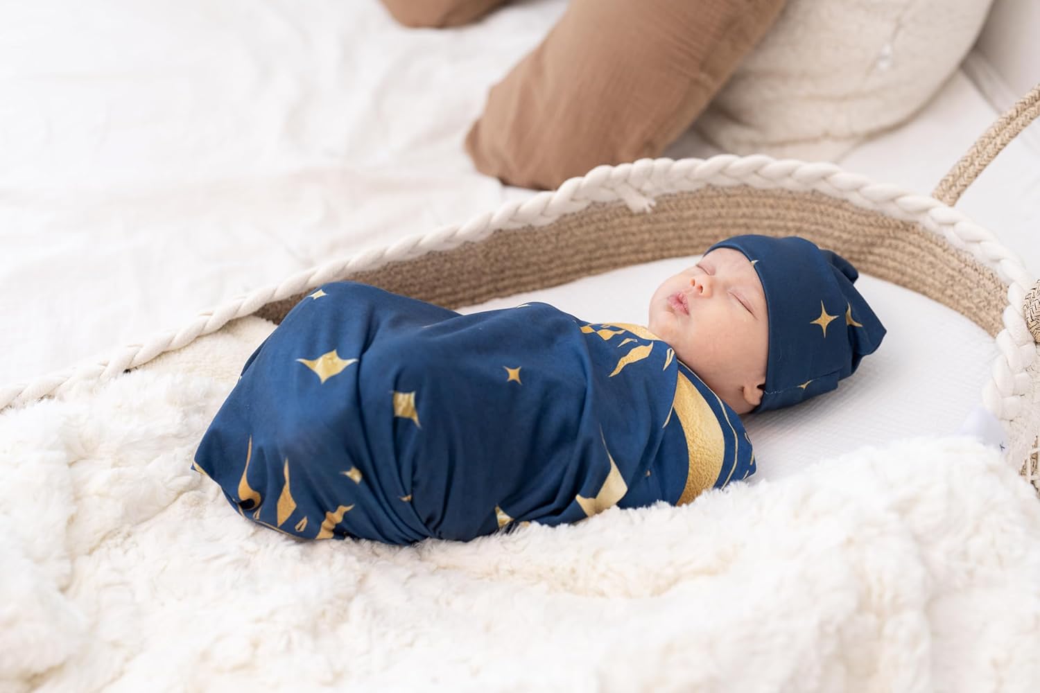 Asha Creations Mommy and Me Robe and Swaddle Set – Yaxa Colombia