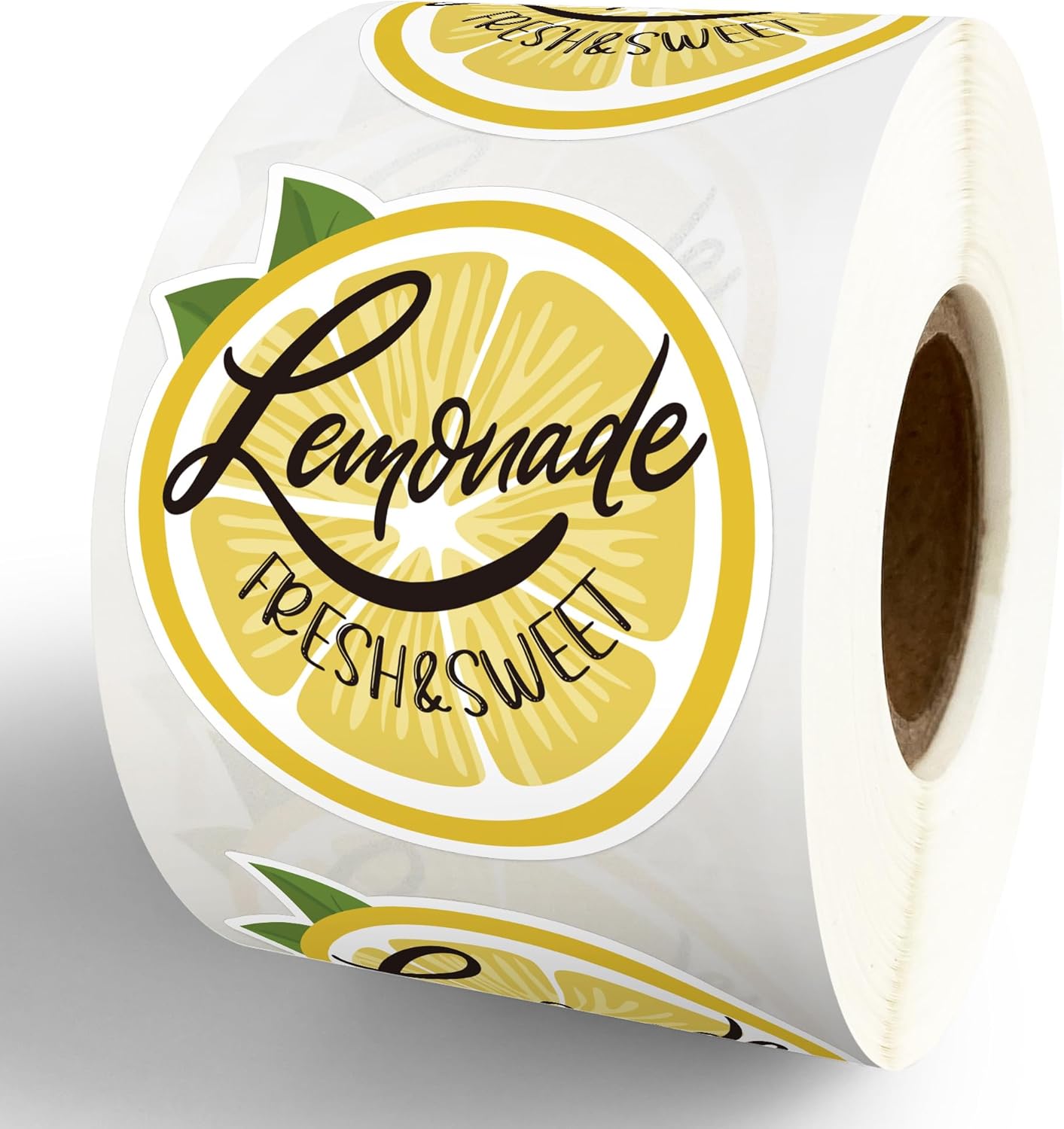 Amazon.com: 500pcs Cute Lemon Stickers Roll,Fresh & Sweet Lemonade ...