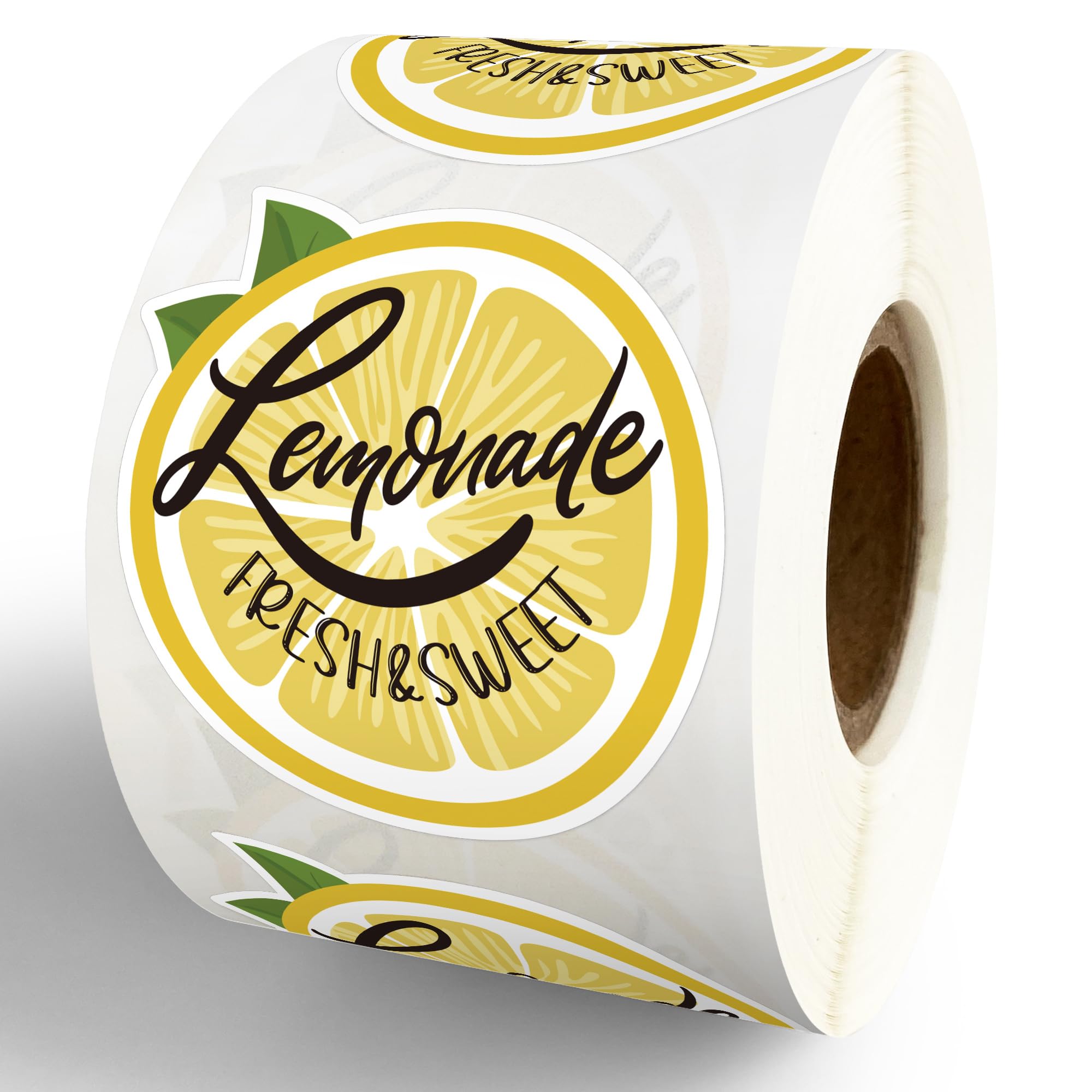 Amazon.com: 500pcs Cute Lemon Stickers Roll,Fresh & Sweet Lemonade ...
