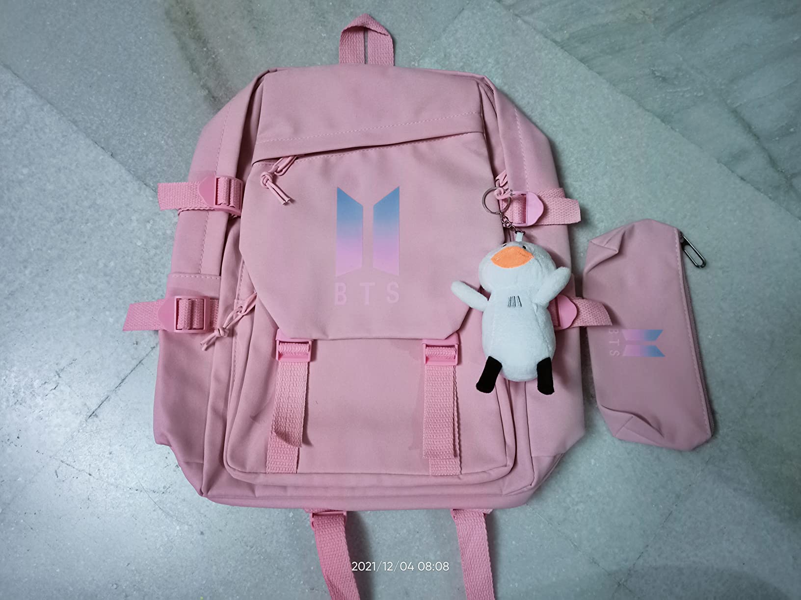 Buy PALAY® BTS Bag for Girls, Kids Stylish Kpop Bangtan BTS School ...