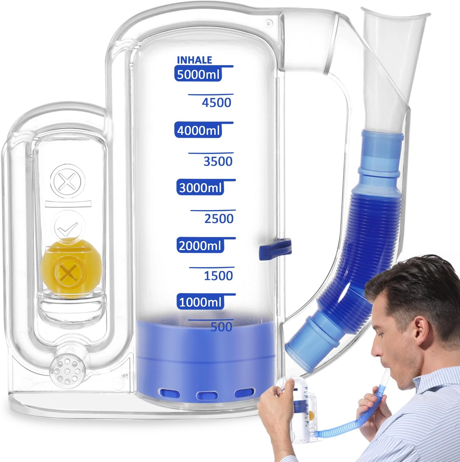 Amazon.com: Incentive Spirometer Adult, Lung Exerciser Device ...