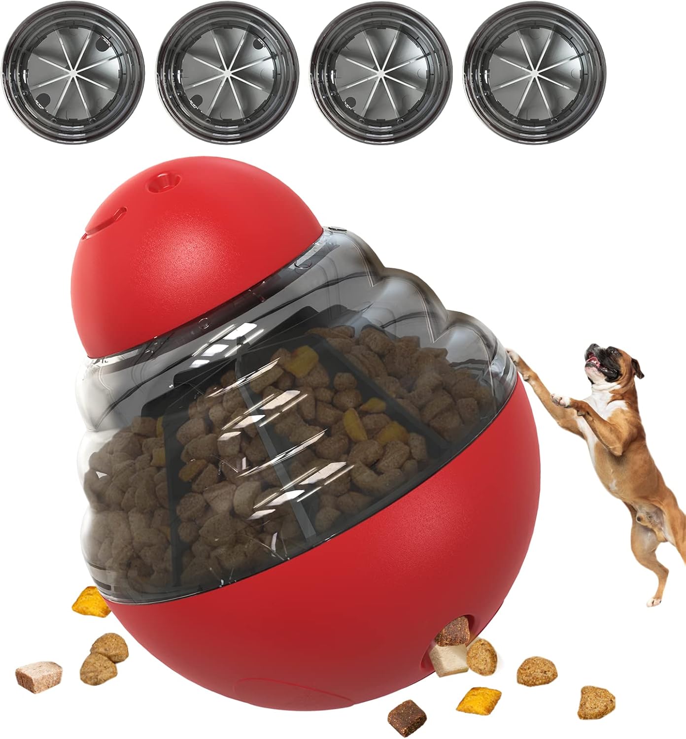 Amazon.com : KADTC Dog Puzzles Bowl Adjustable Food Dispensing Toys ...