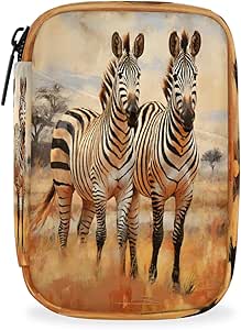 Amazon.com: Pill Organizer Box Pastoral Zebra Water 7-Day Weekly ...