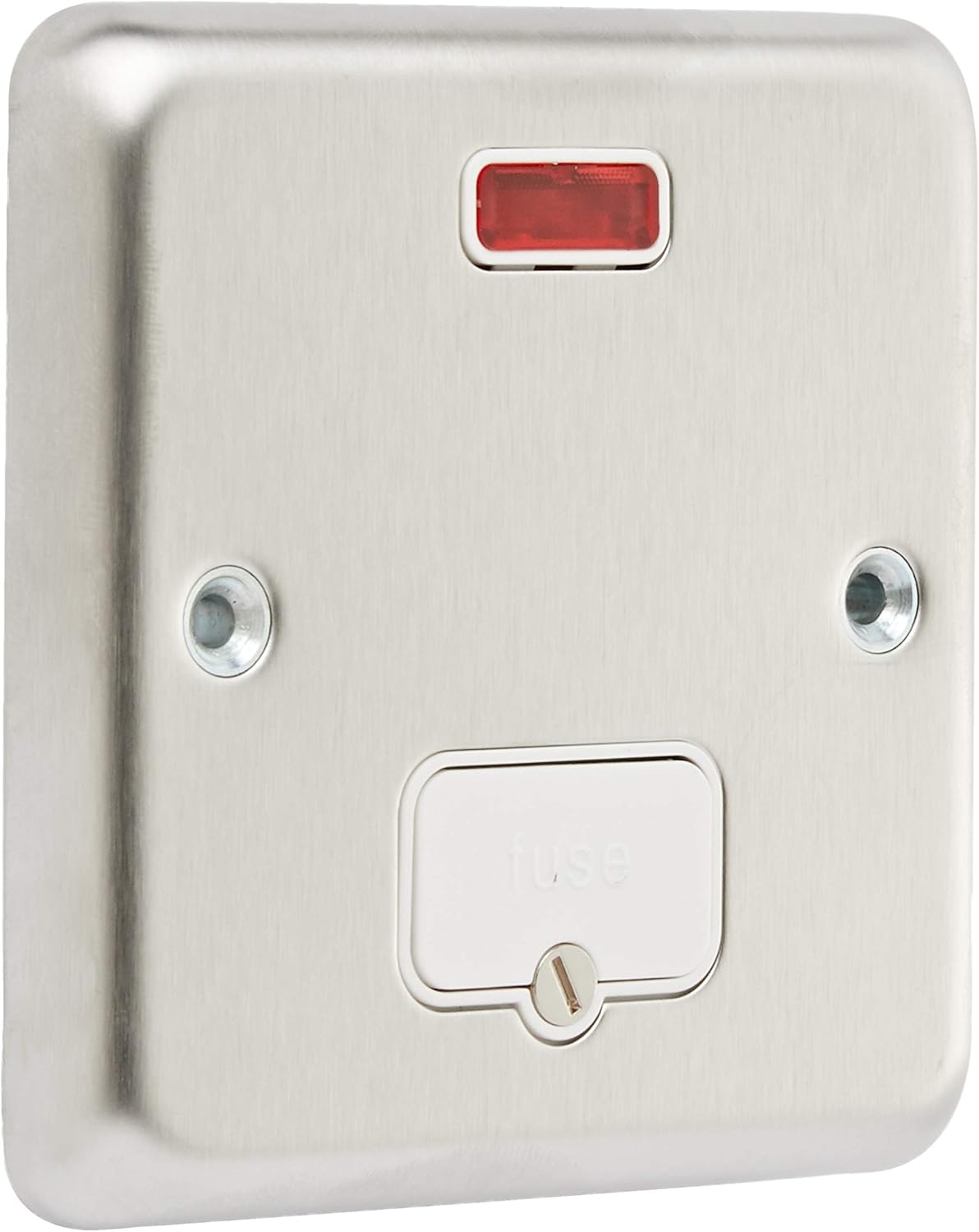 MK Albany Plus K958BSS 13Amp Unswitched Connection Unit with Neon ...