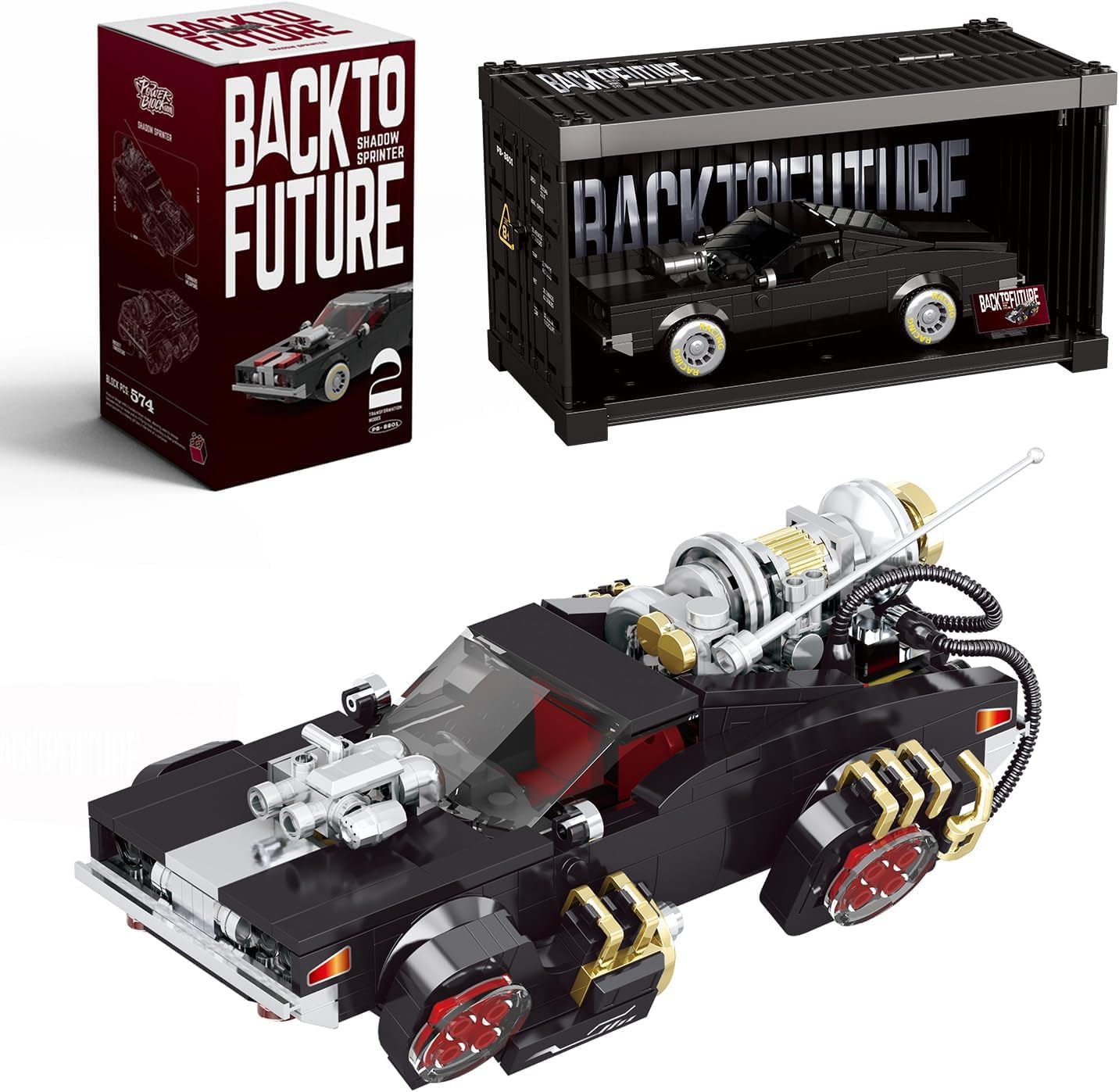Amazon.com: dOMOb Shadow Sprinter Dodge Charger Car Building Kit – 574 ...