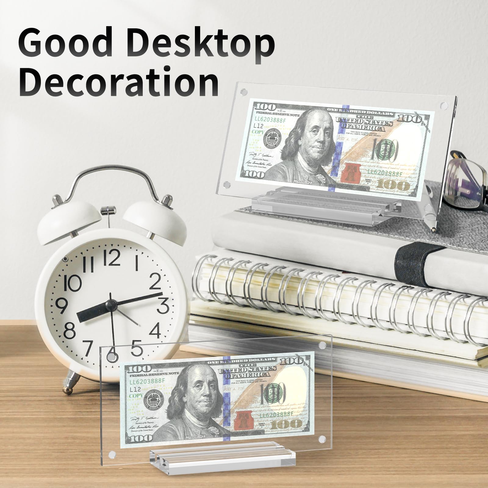 Snapklik.com : 3 Pack Dollar Bill Frame, Money Frame Dollar Bill Case ...