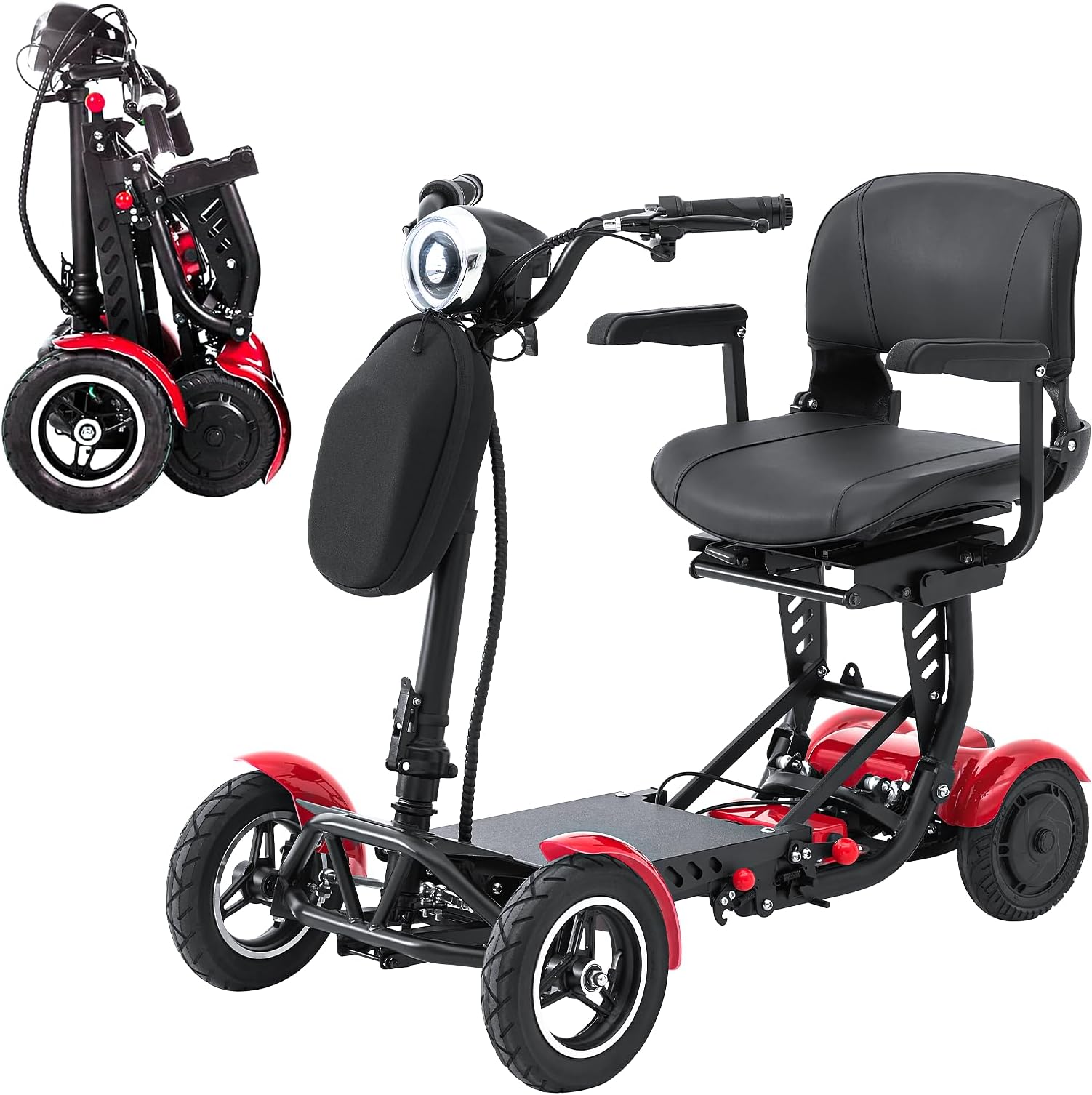 Amazon.com: Rubicon FX70 Automatic Foldable Mobility Scooter for Adults, One Click Fold and ...