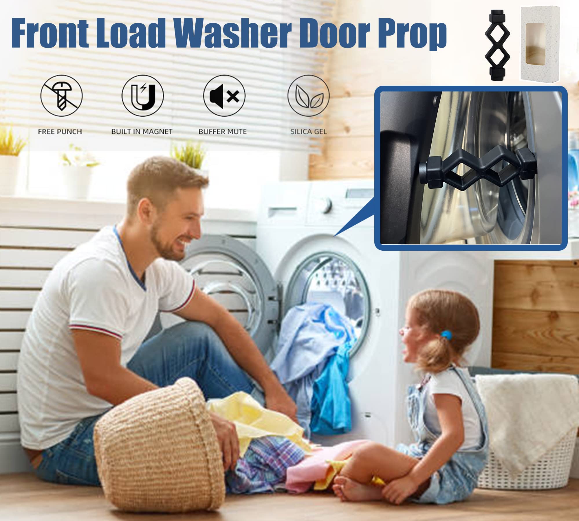 Snapklik.com : Magoog Washer Door Prop - Keep Door Open And Dry