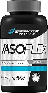L-Arginina 100% Pura Vasoflex 60 Comprimidos Bodyaction | Amazon.com.br