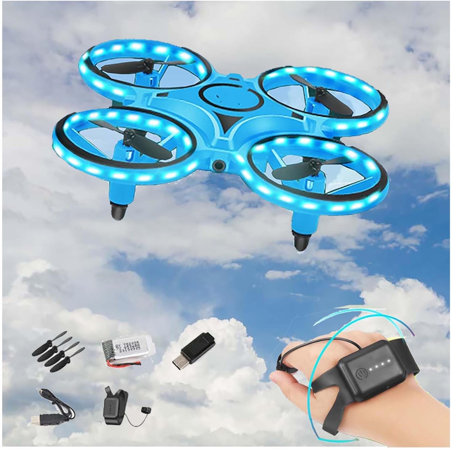 RedAeL Hover Pro,The Hover Pro Drone,Hand-Gestured Control Drone with 3 ...