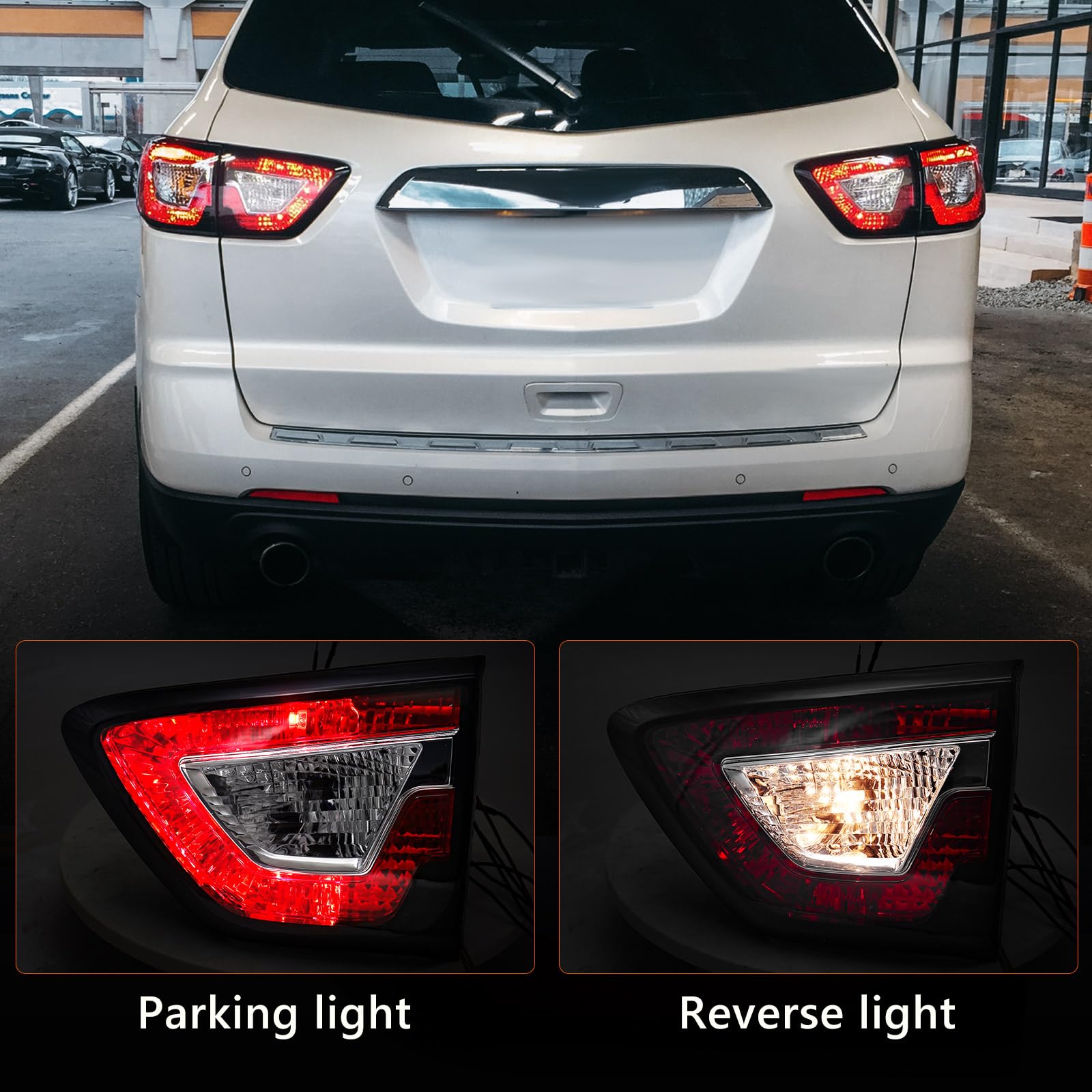 Snapklik.com : For Chevy Traverse Inner Tail Lights Assembly 2013 2014 ...