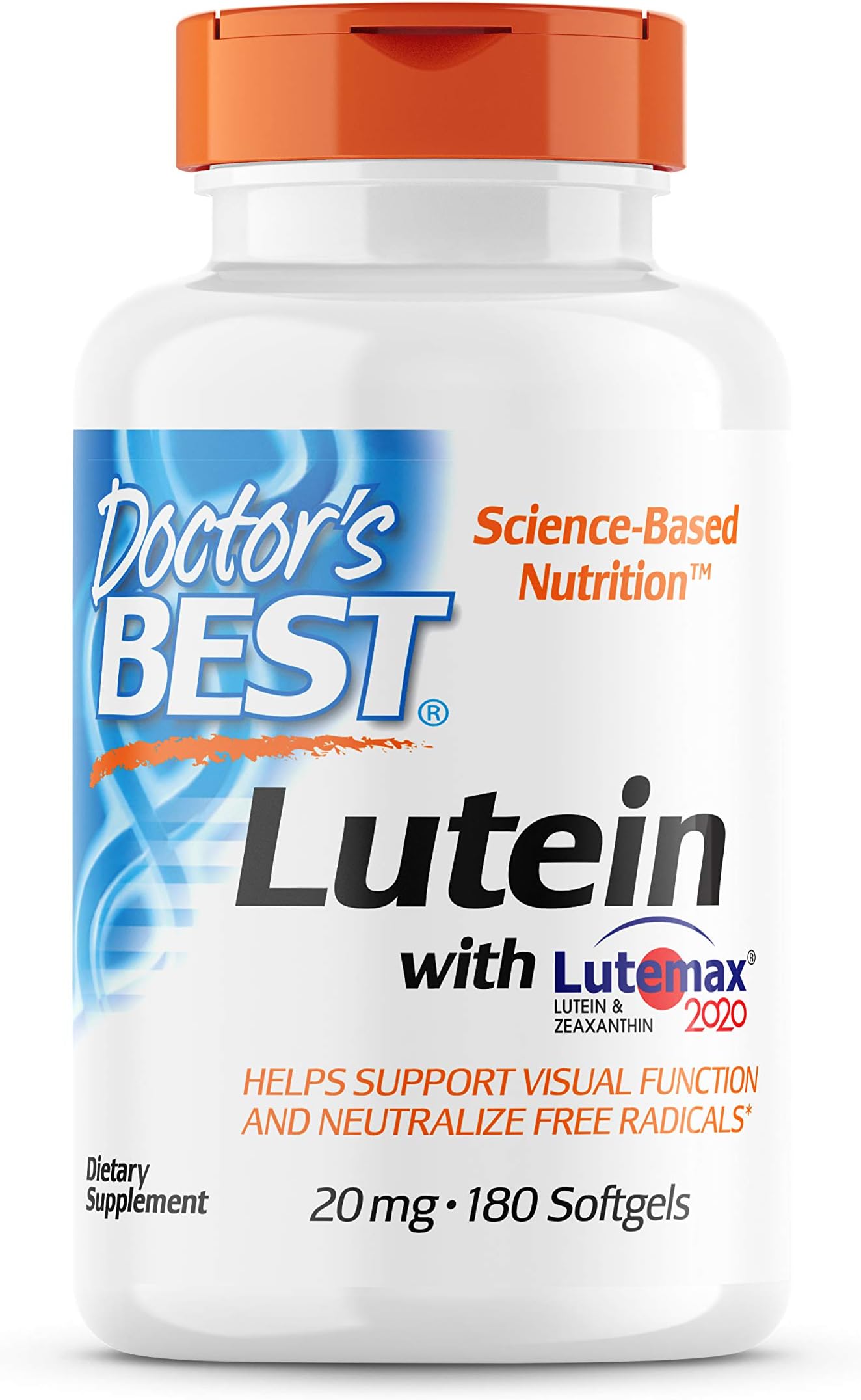 Amazon.com: Doctor's Best Lutein Featuring Lutemax, Non-GMO, Gluten ...