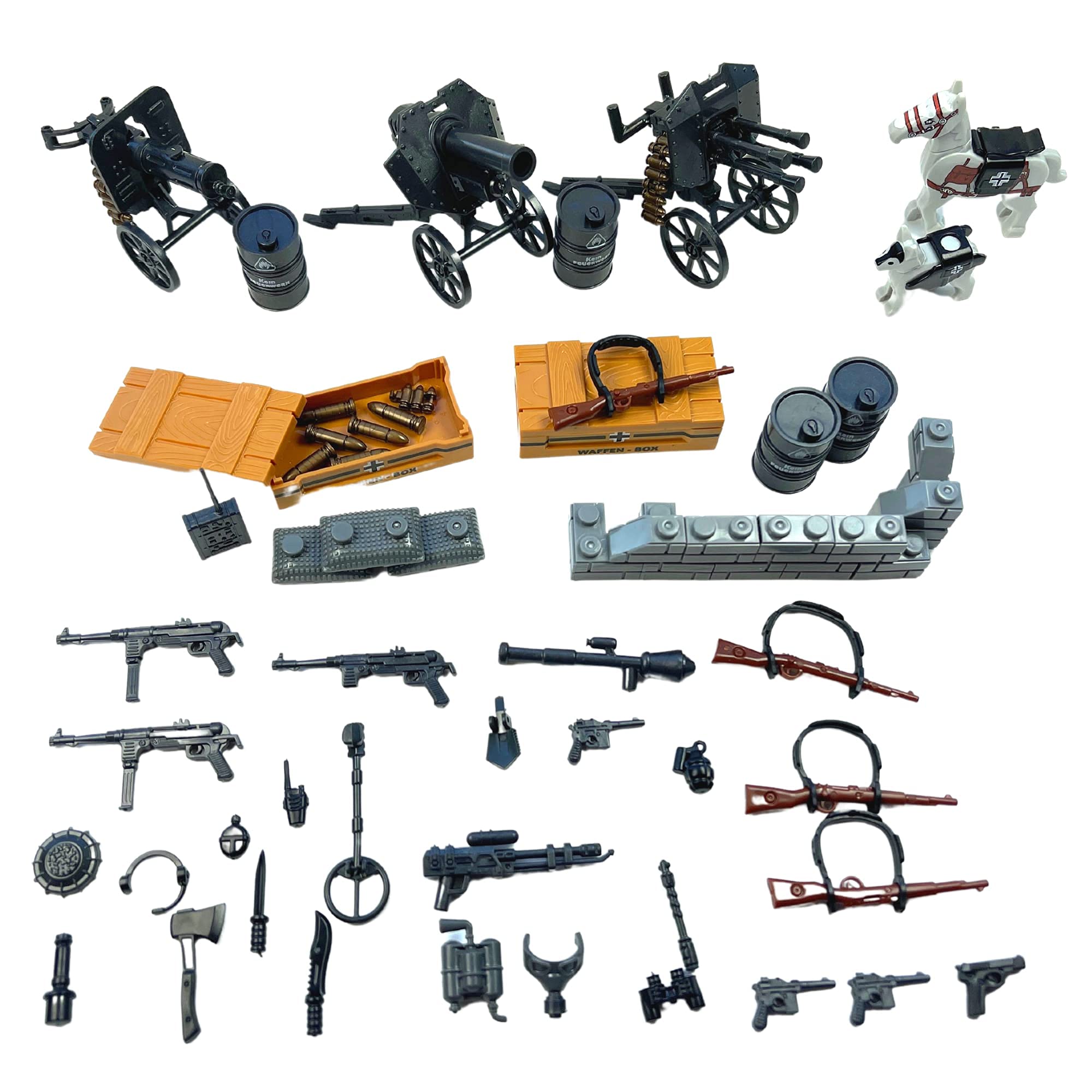 Buy German Squad WW2 World War II Custom Soldiers 8 Minifigs Set ...