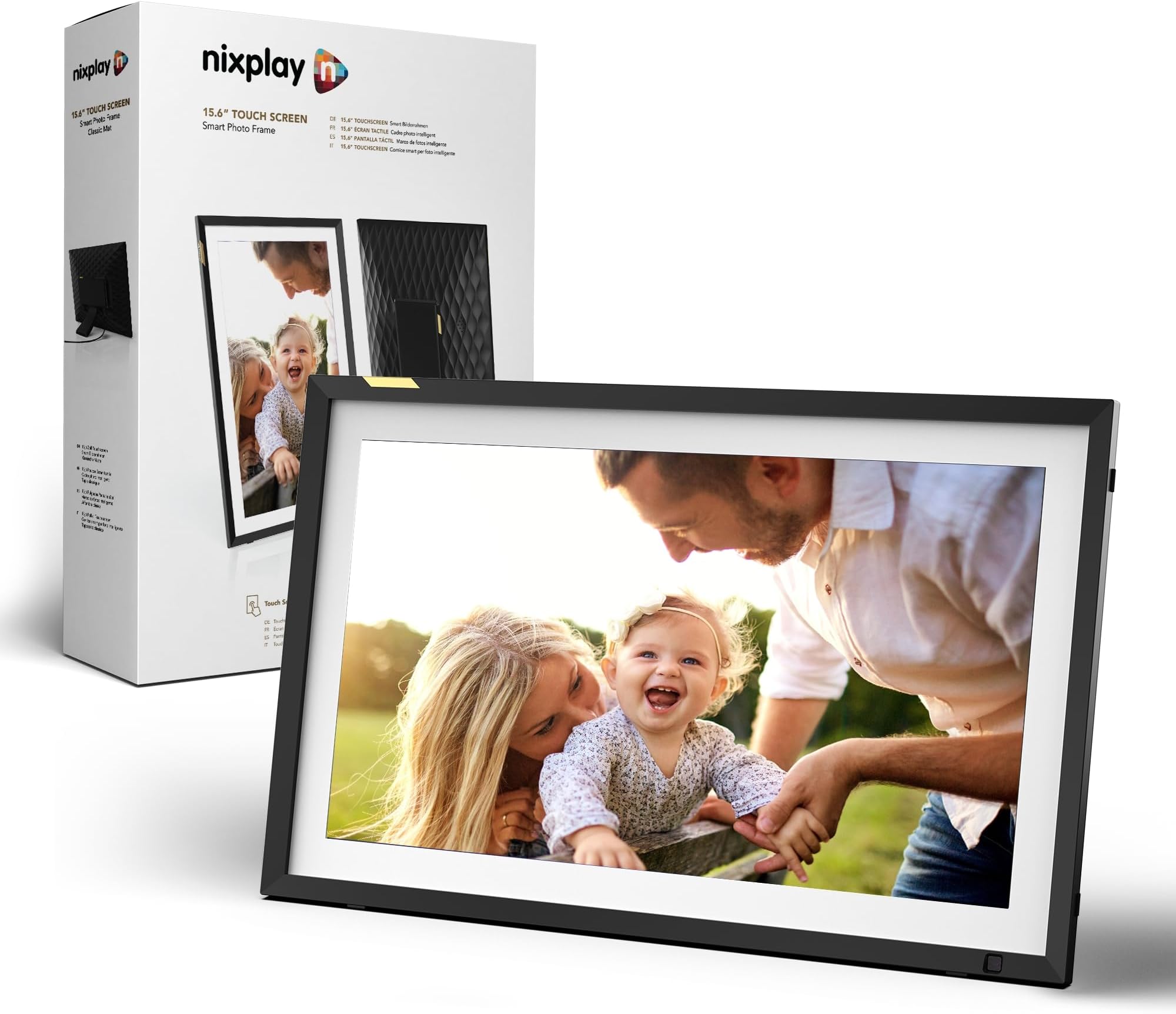 Amazon.com : Nixplay Digital Touch Screen Picture Frame with WiFi - 15. ...