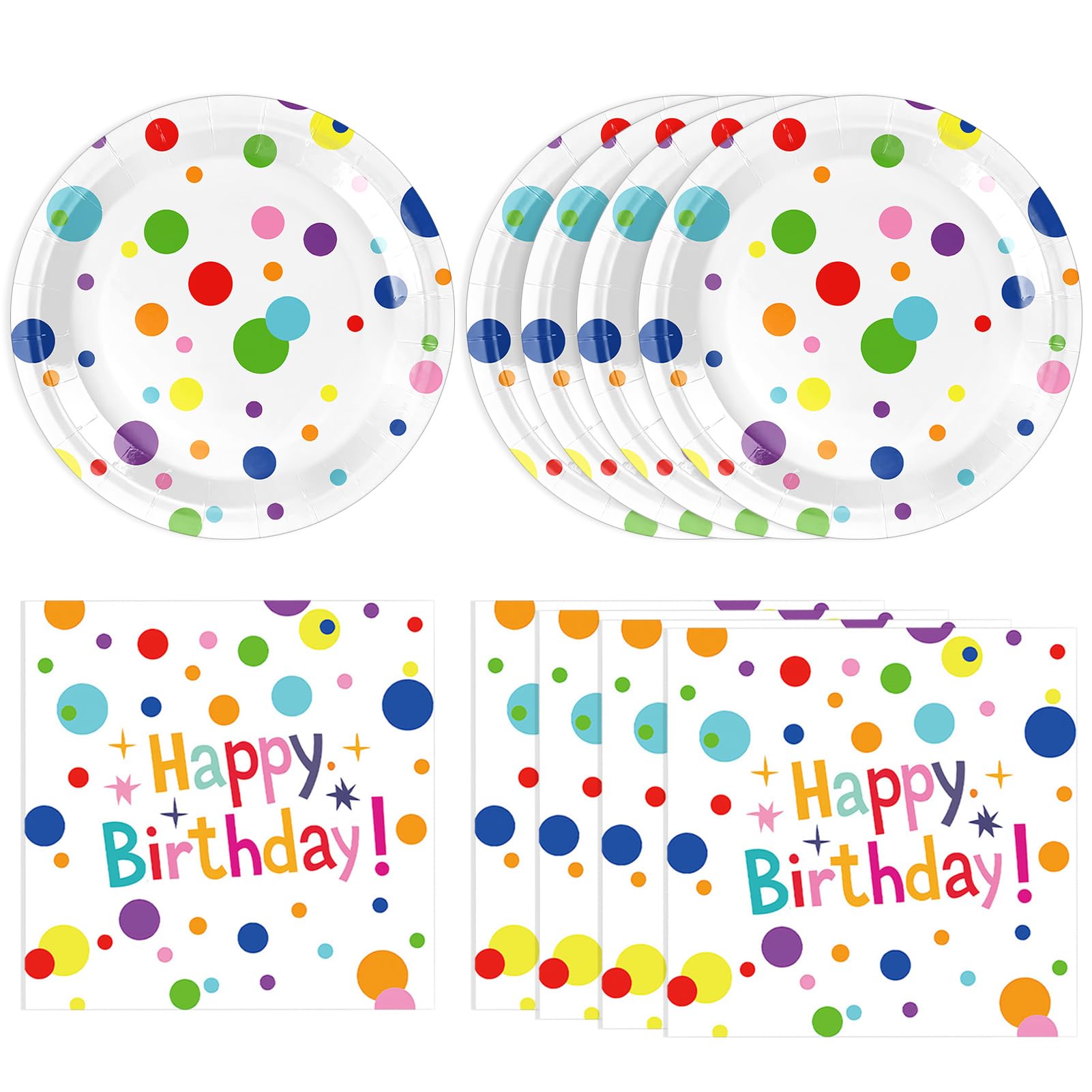 Amazon.com: 40PCS Happy Birthday Decorations Happy Birthday Party ...
