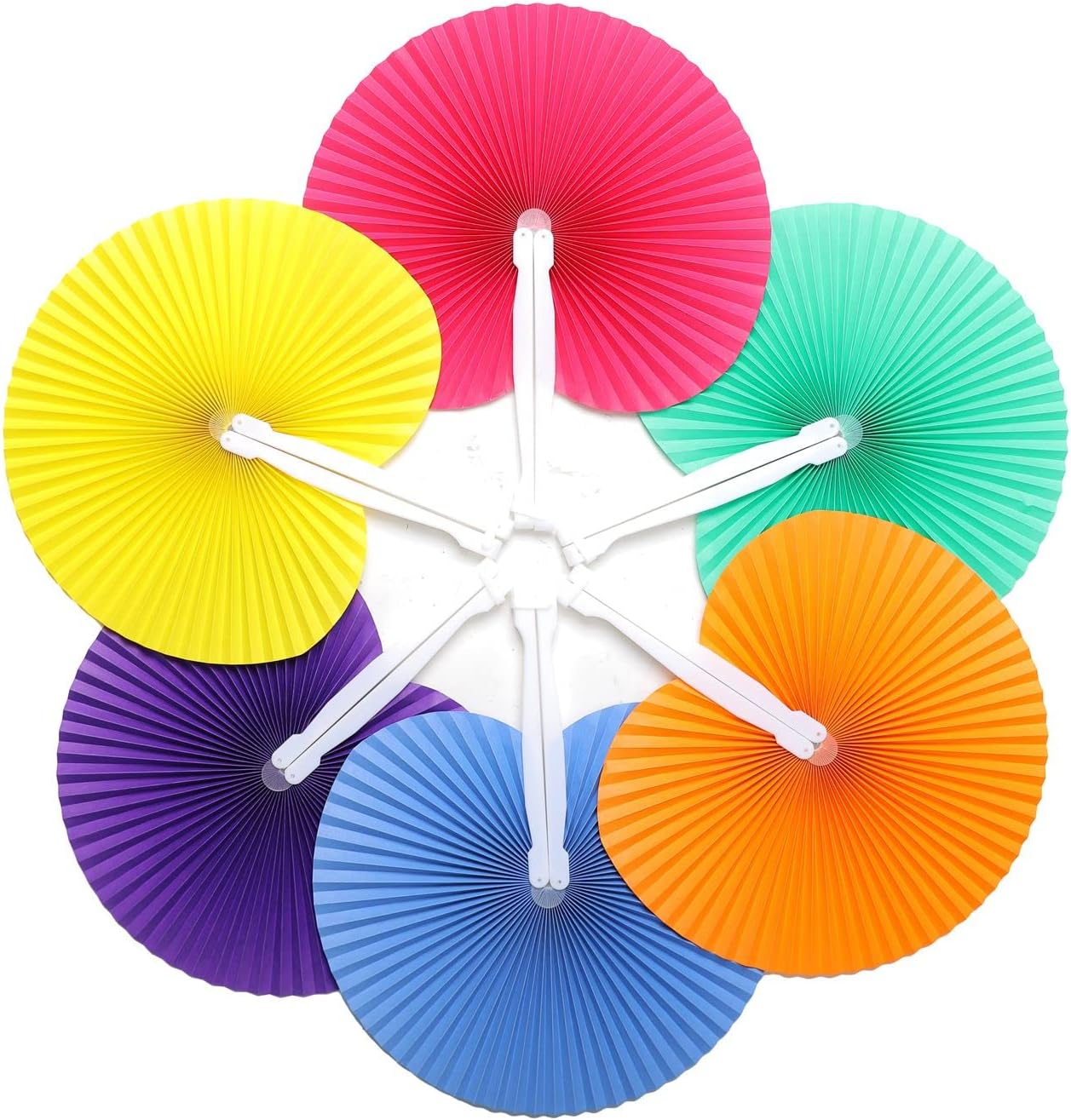 Amazon Bestage 24 Pack Round Folding Handheld Paper Fans Accordion amazon-bestage-24-pack-round-folding-handheld-paper-fans-accordion