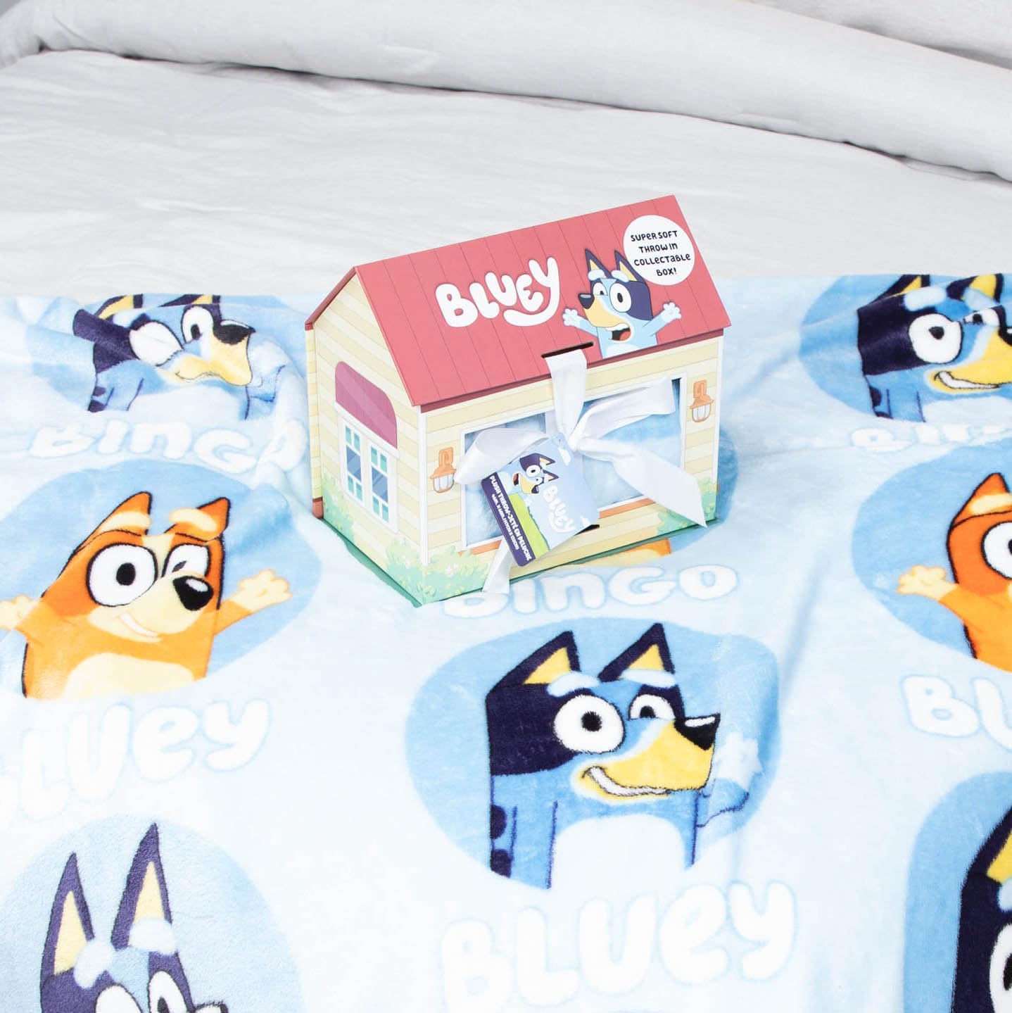 Amazon.com: Disney Bluey Fleece Blanket Set for Kids - Bundle with ...