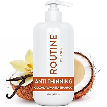 Amazon.com: Routine Wellness Anti-Thinning Shampoo for Thinning Hair ...