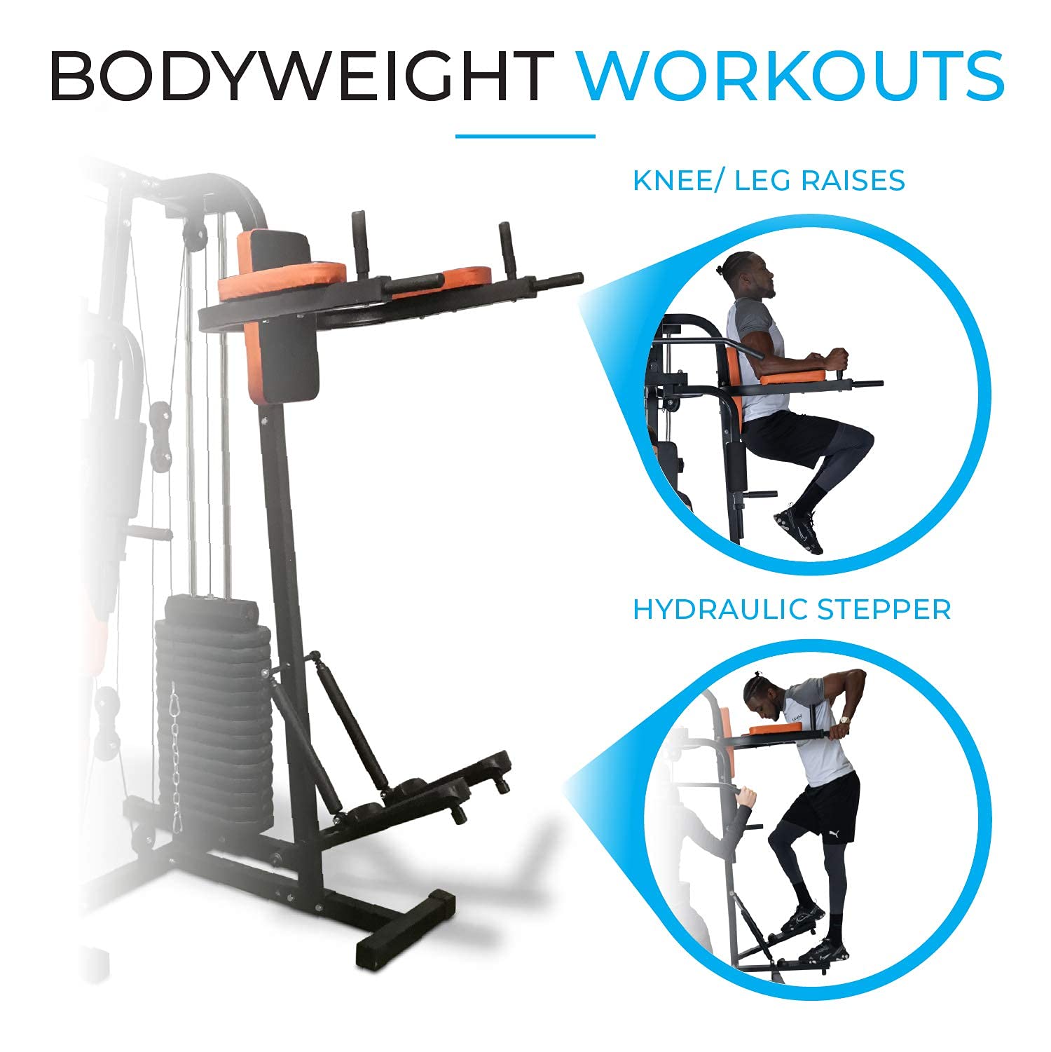 F4H TF-7002, (68 KG) Multi Gym Workout Station Fitness Body Exercise ...