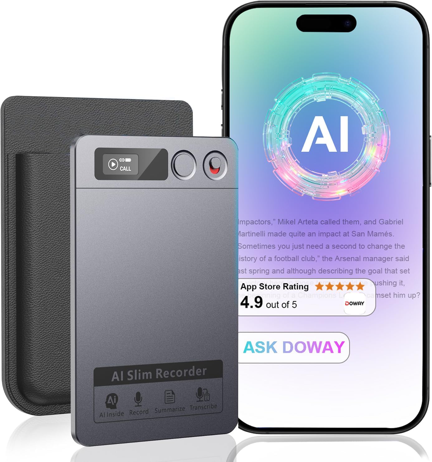 AI Voice Recorder, Note Voice Recorder - Transcribe & Summarize ...