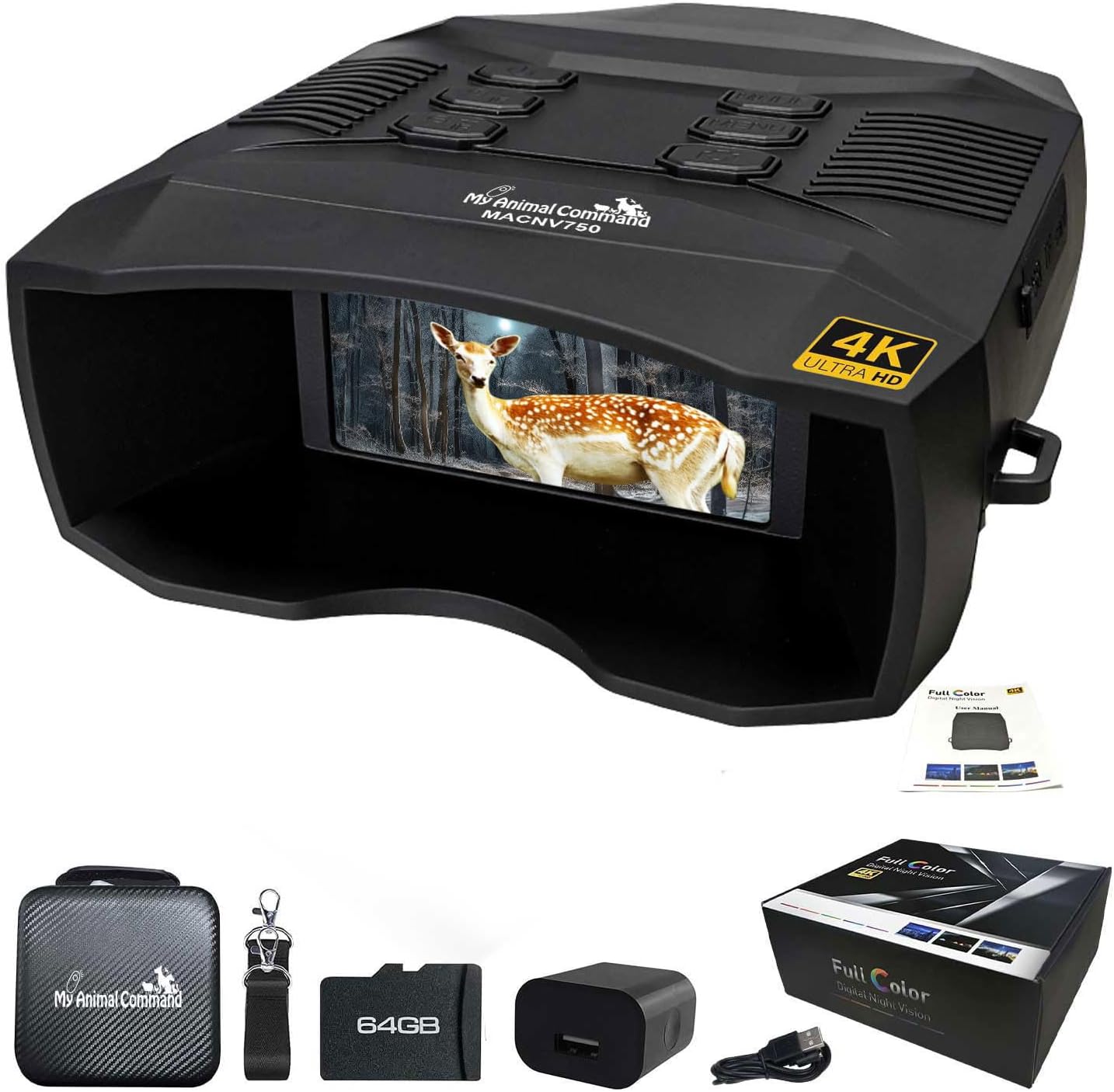 Amazon.com: AKASO Seemor-200 Night Vision Goggles - 4K Full Color Night ...