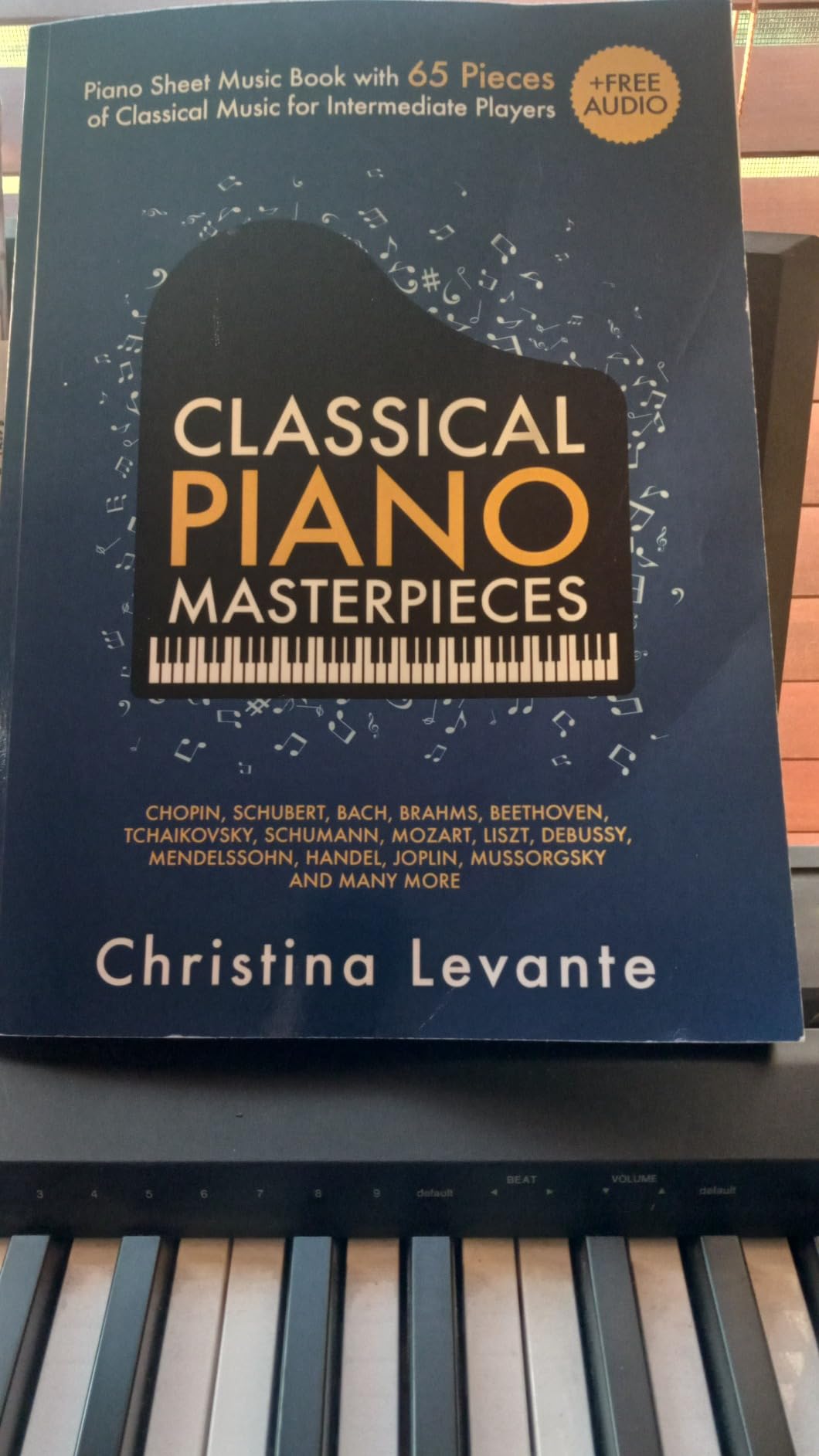Classical Piano Masterpieces. Piano Sheet Music Book with 65 Pieces of ...