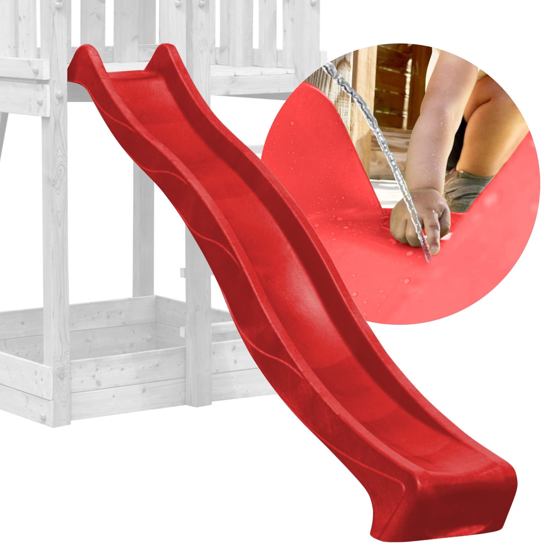 DEMMELHUBER - Kinder Rutsche Outdoor Garten Spielgeräte, Stabile ...