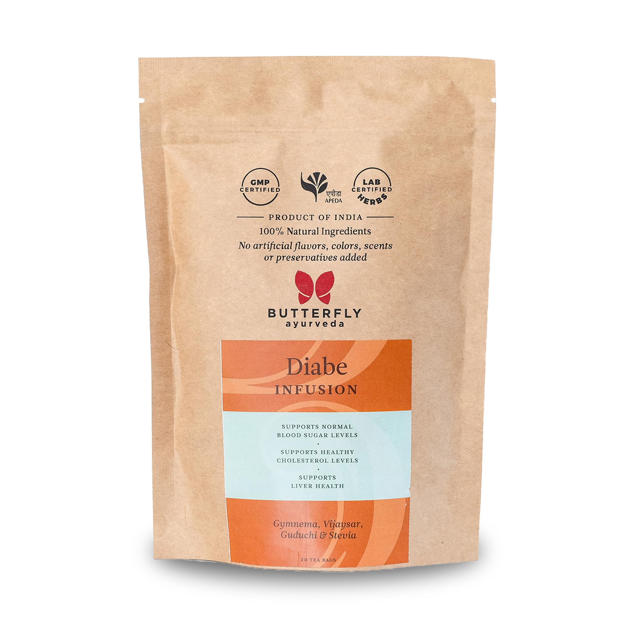 Butterfly Ayurveda Ayurvedic Teas| Diabe Infusion | Tea to Maintain ...