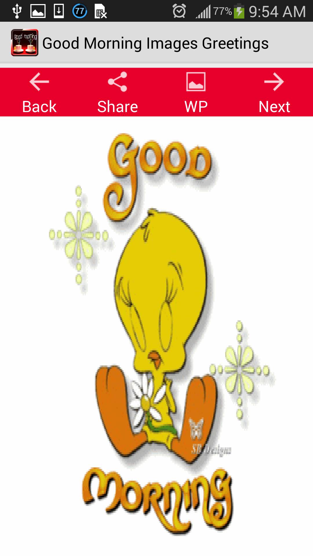 Tweety Bird Good Day