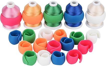 Amazon.com: Simthread 20pcs Upgraded Thread Holder/Spool Huggers ...