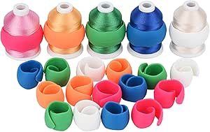 Amazon.com: Simthread 20pcs Upgraded Thread Holder/Spool Huggers ...
