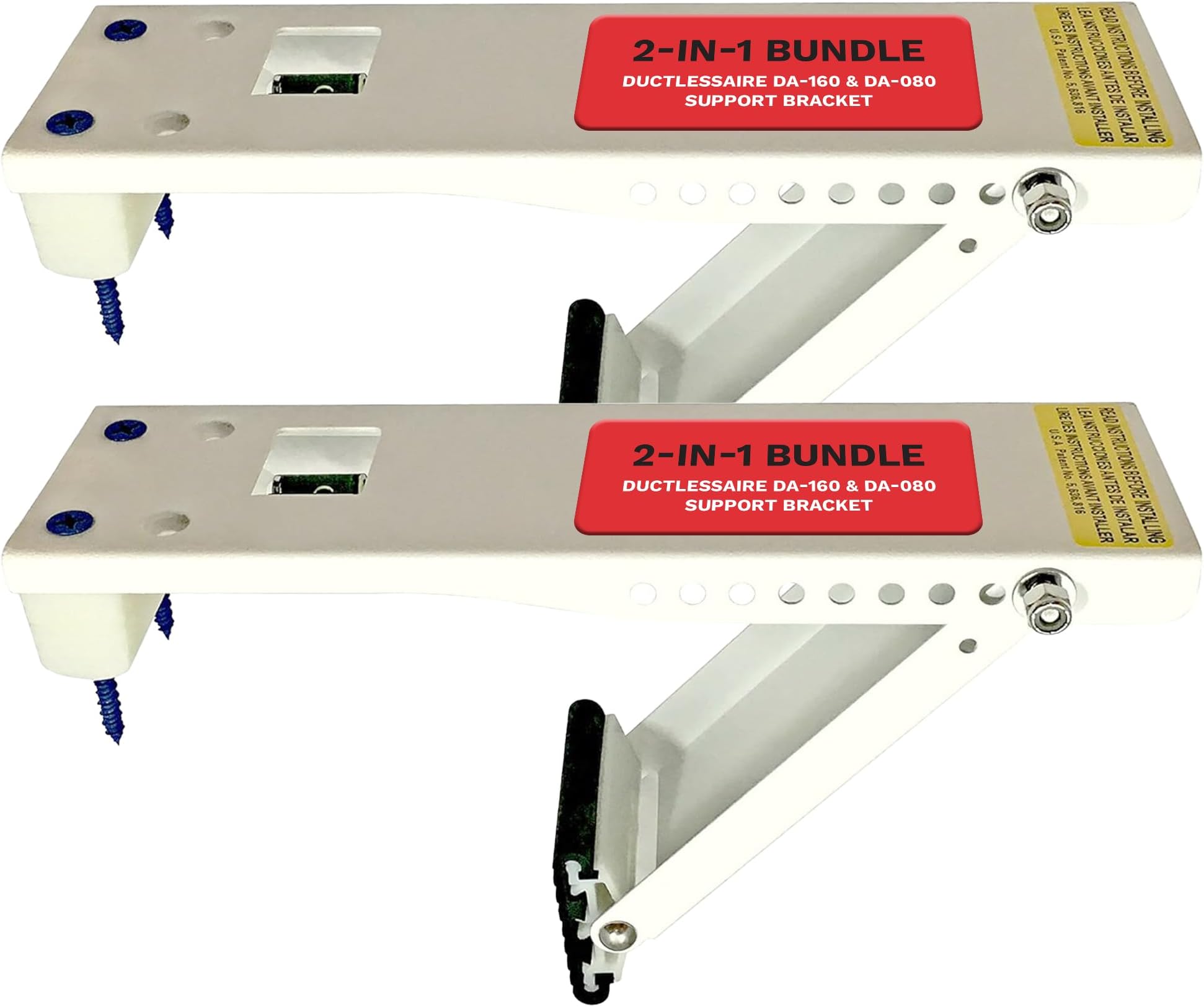 Amazon.com: DuctlessAire DA-160 & DA-080 Bracket Bundle - Window Air ...