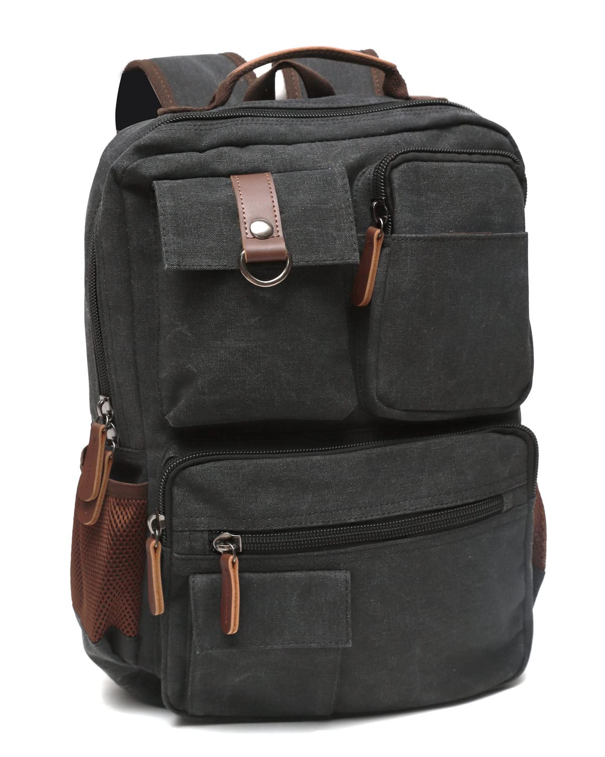 Amazon.com: JIAO MIAO Canvas Vintage Message Travel Bag Rucksack Laptop ...