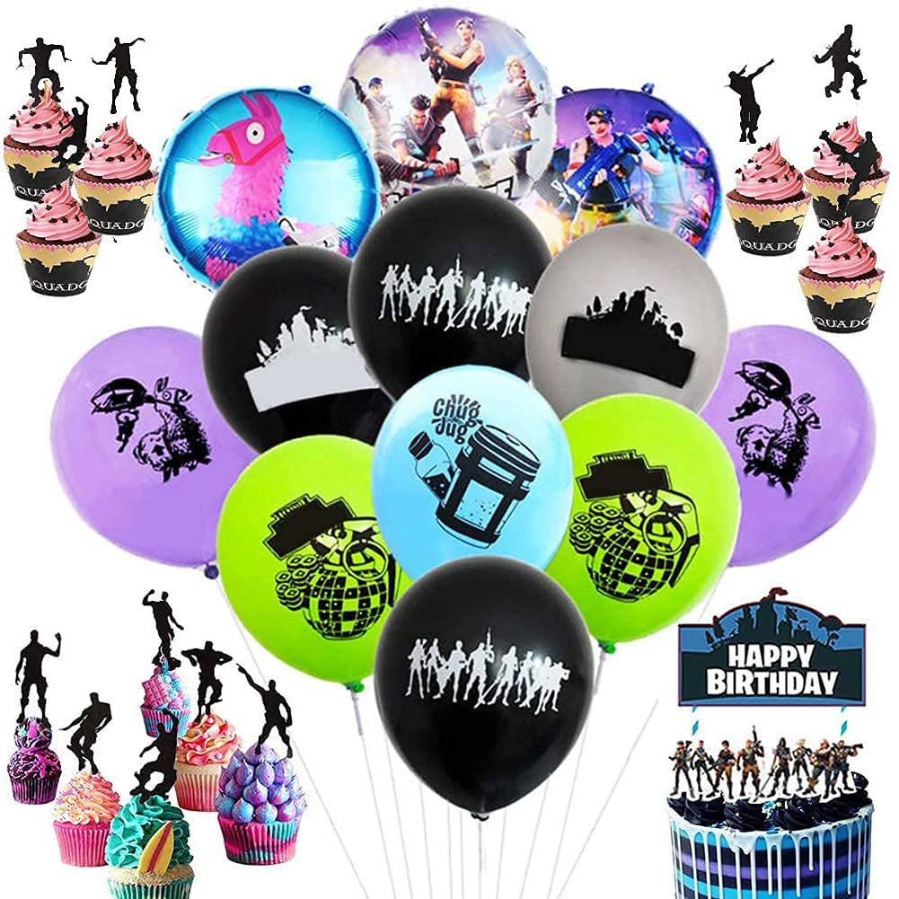 Buy BESLIME Video Game Party Supplies For Birthday Party Game Theme Party Favors Cake Topper buy-beslime-video-game-party-supplies-for-birthday-party-game-theme-party-favors-cake-topper