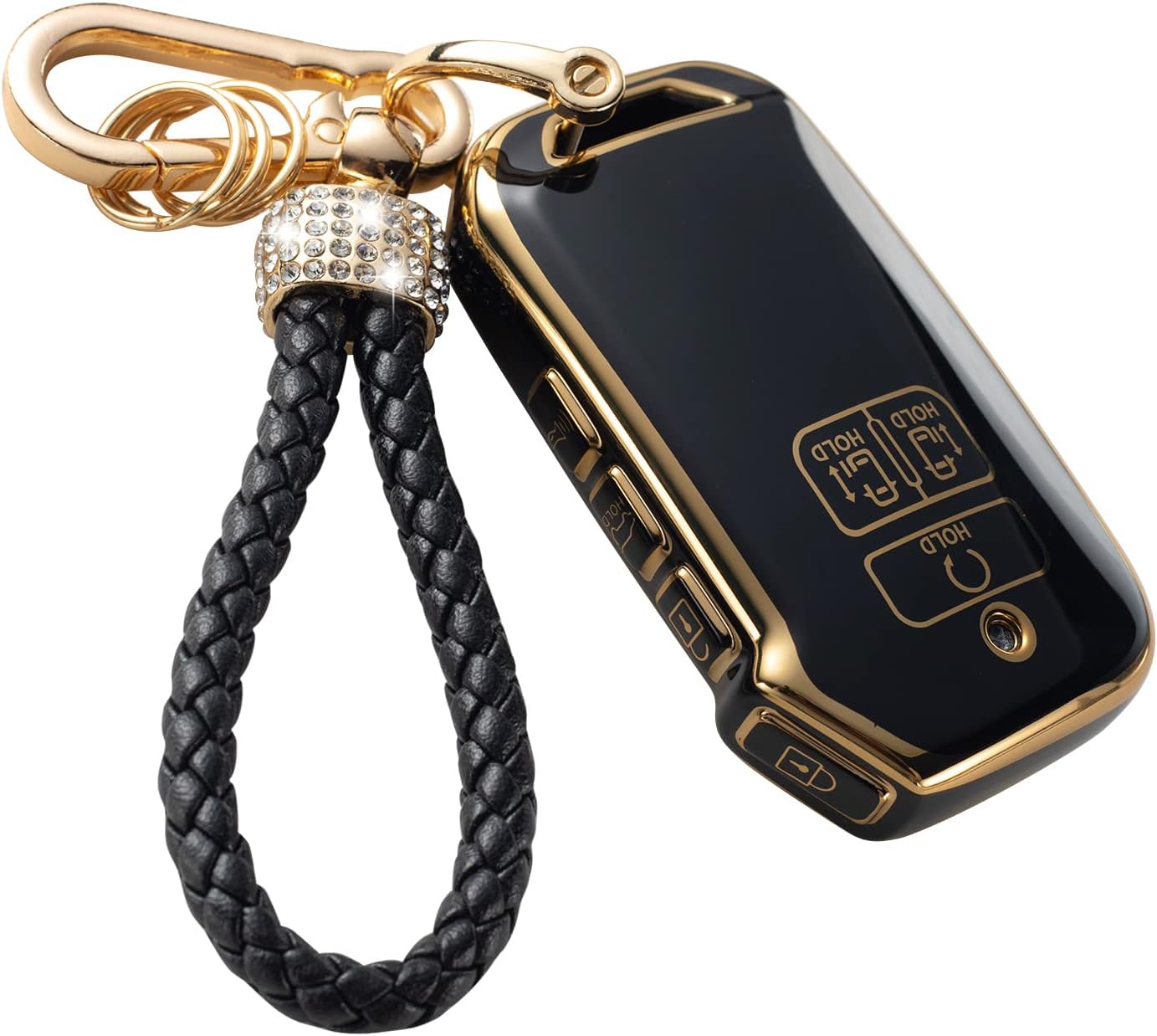 Amazon.com: Gematay for Kia Key Fob Cover, Key Case Shell Compatible ...